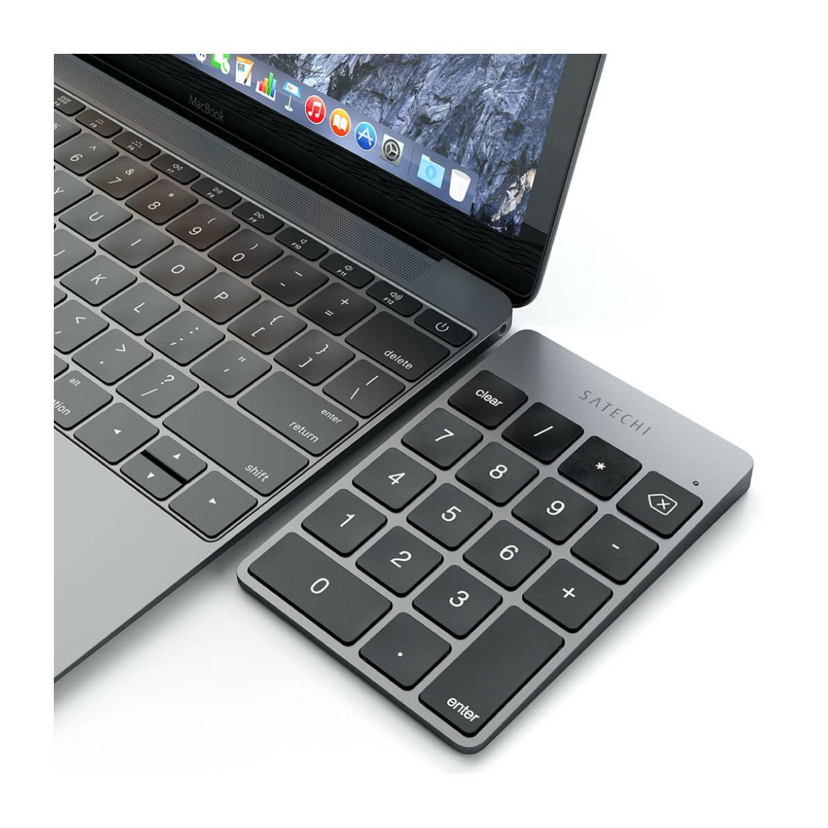 Satechi Slim Wireless Keypad Stellargrå - Infografikk | Norges beste på ...